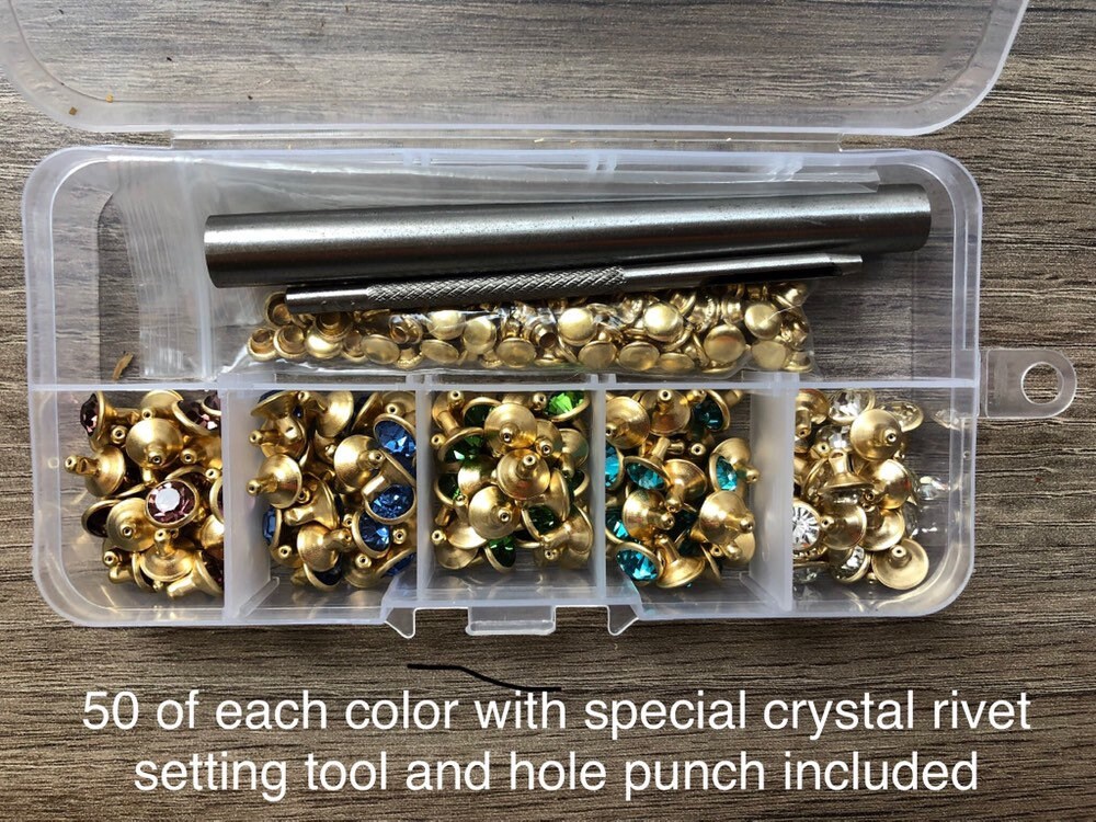 Bulk Crystal Rivets Build your own box 50% markdown from | Etsy