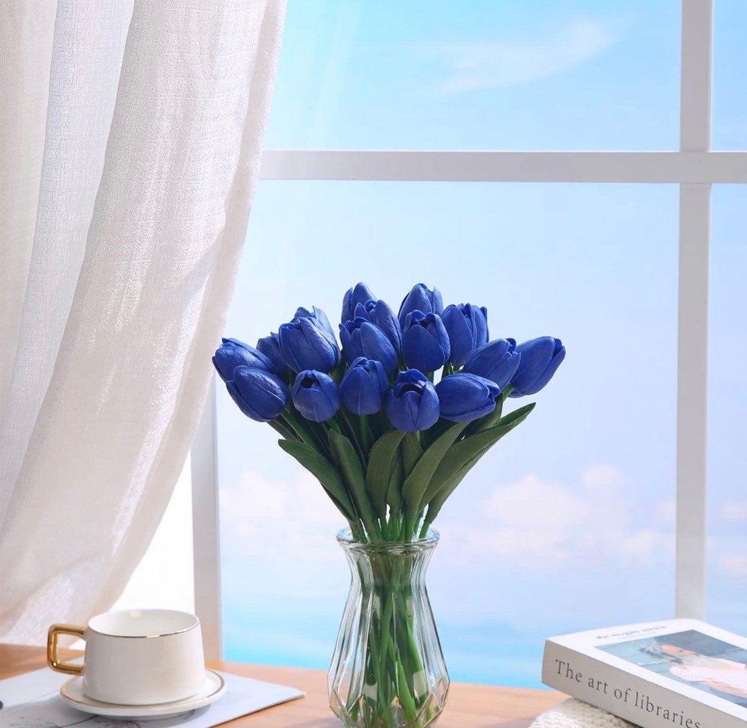 Tulip Flowers - Tulips - Real Touch Tulips - Artificial Flowers ...