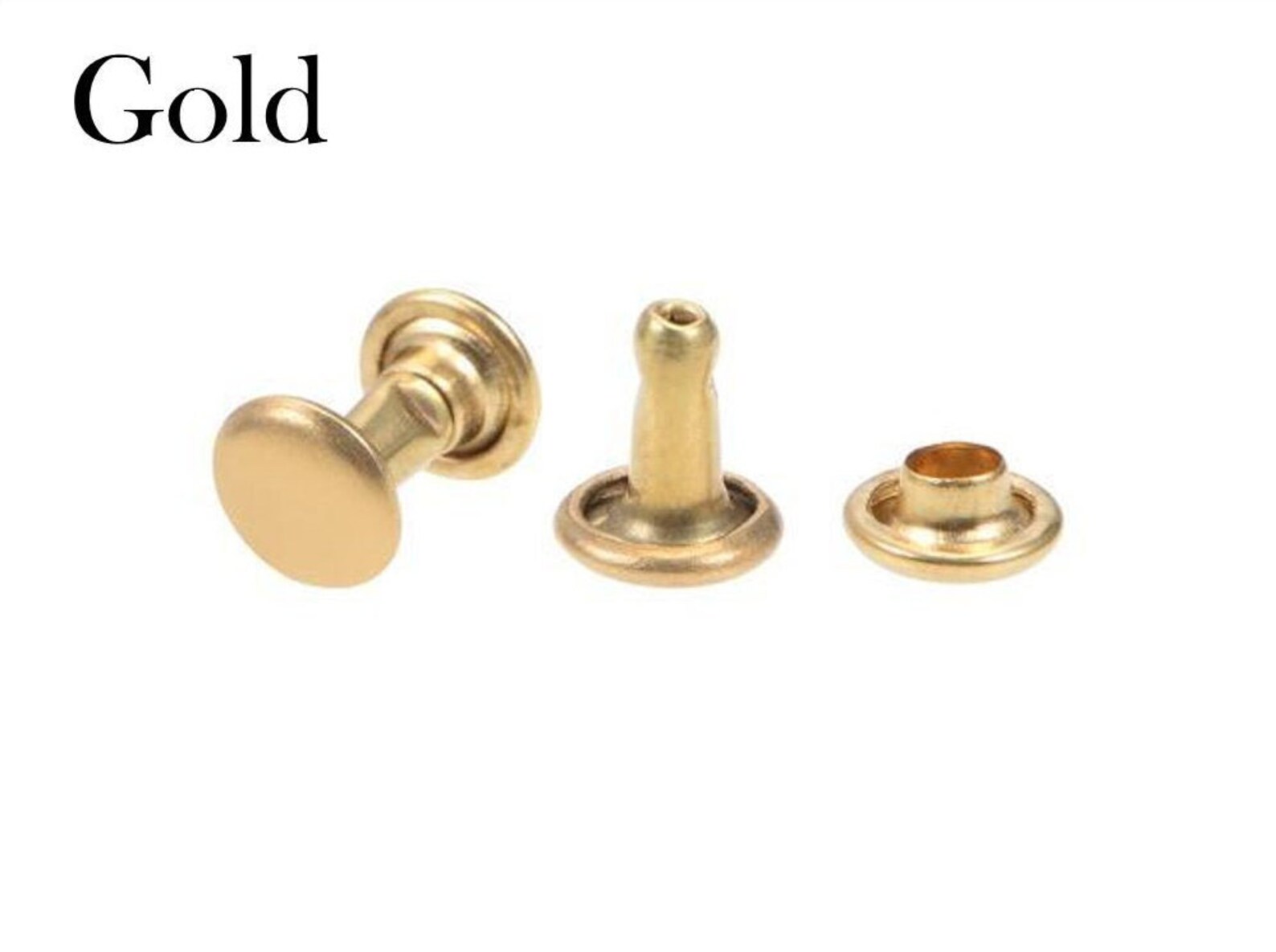 Rivets for Leather and Crafts 50ct Small Medium Large Cap | Etsy