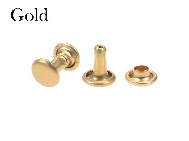 Rivets for Leather and Crafts 50ct Small Medium Large Cap - Etsy