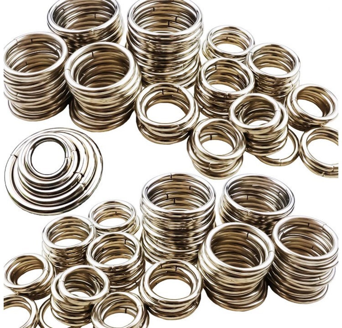 Silver and Gold Metal O-rings for Dog Collars and Hardware - Etsy