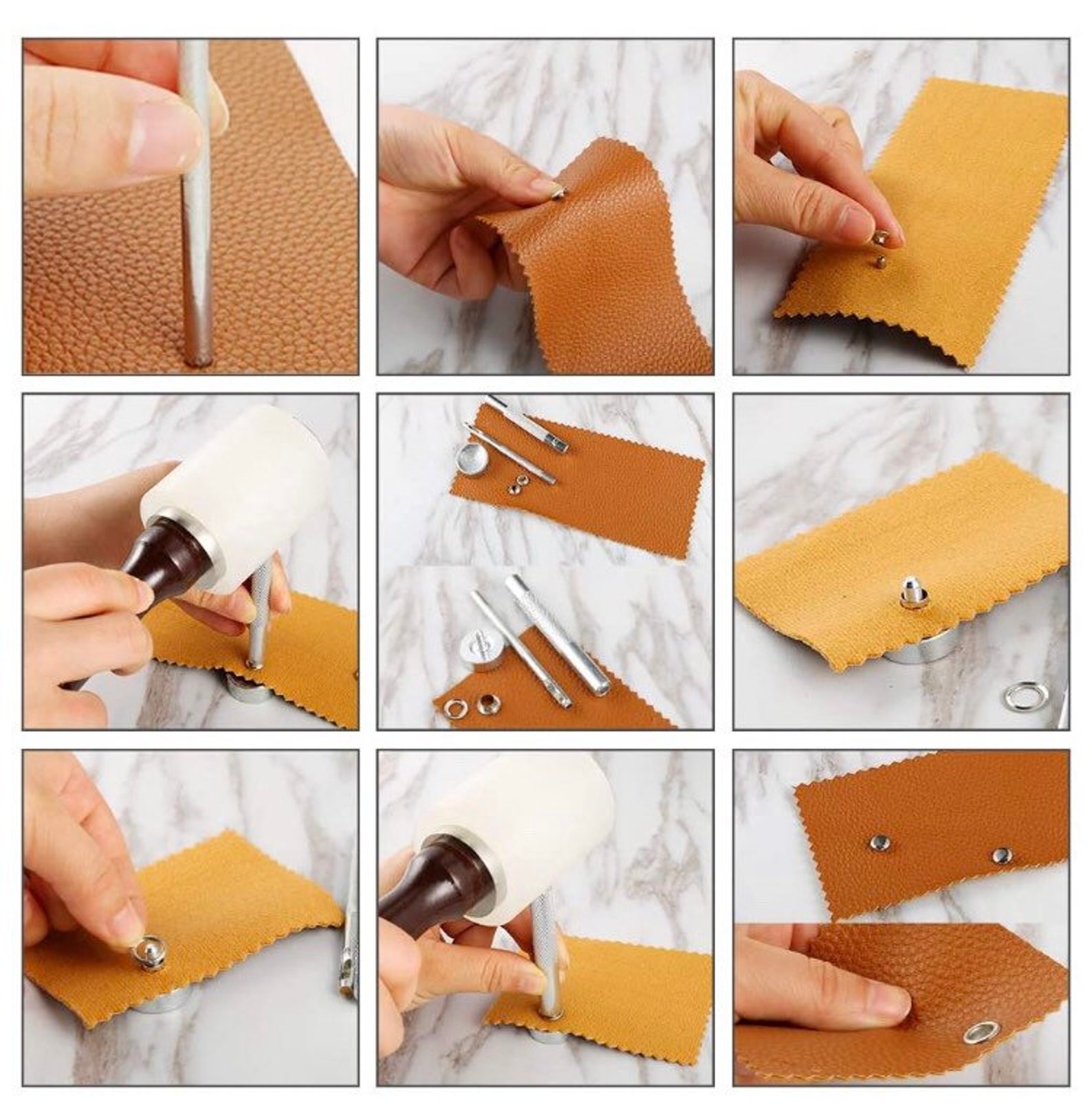 400pc Hardware Starter Kit With Grommets, Rivets, Snaps, Screws and ...