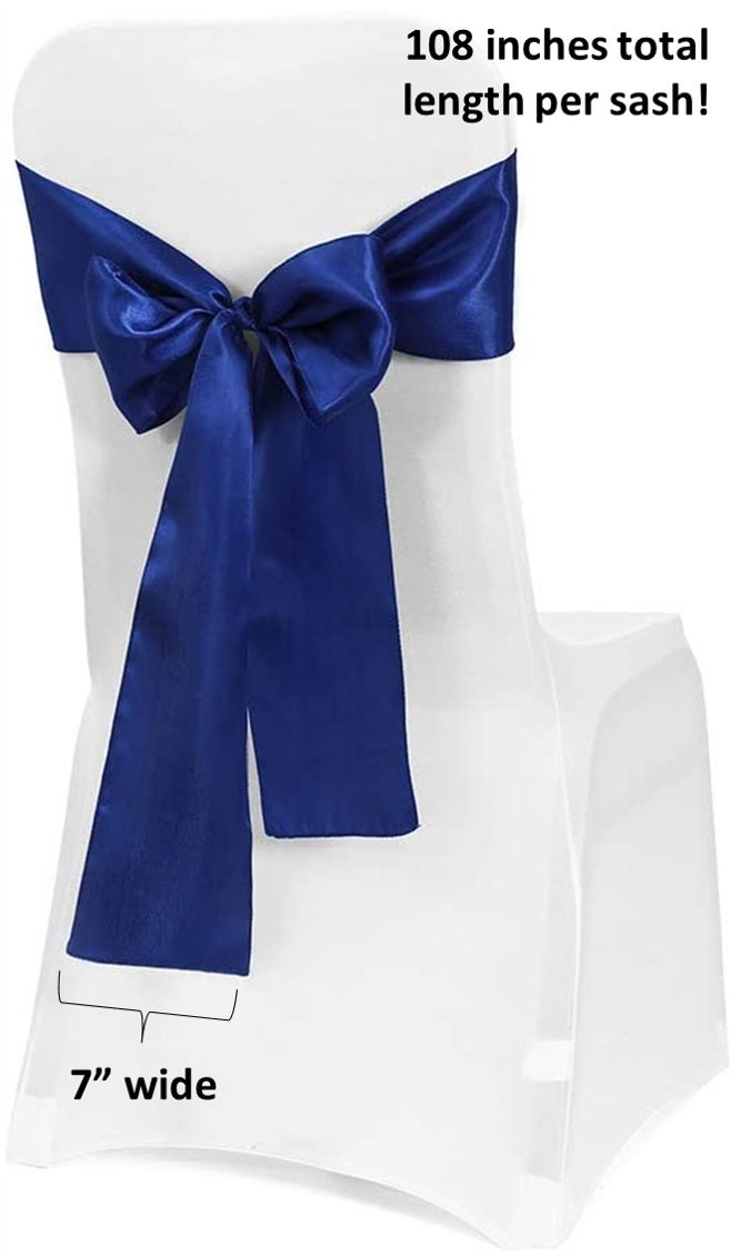 Bridal Bow Double-side Satin Sash Bow Wedding Chair Bow - Etsy