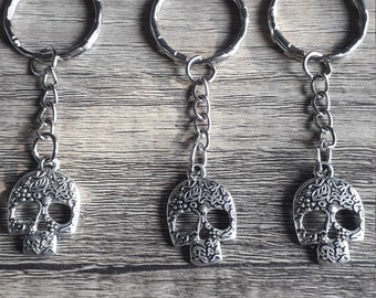 Skull Keyring - Etsy