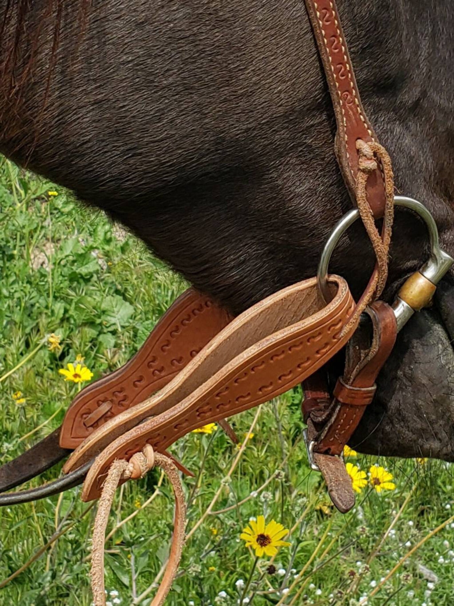 One Piece Split Eared Headstall | Etsy