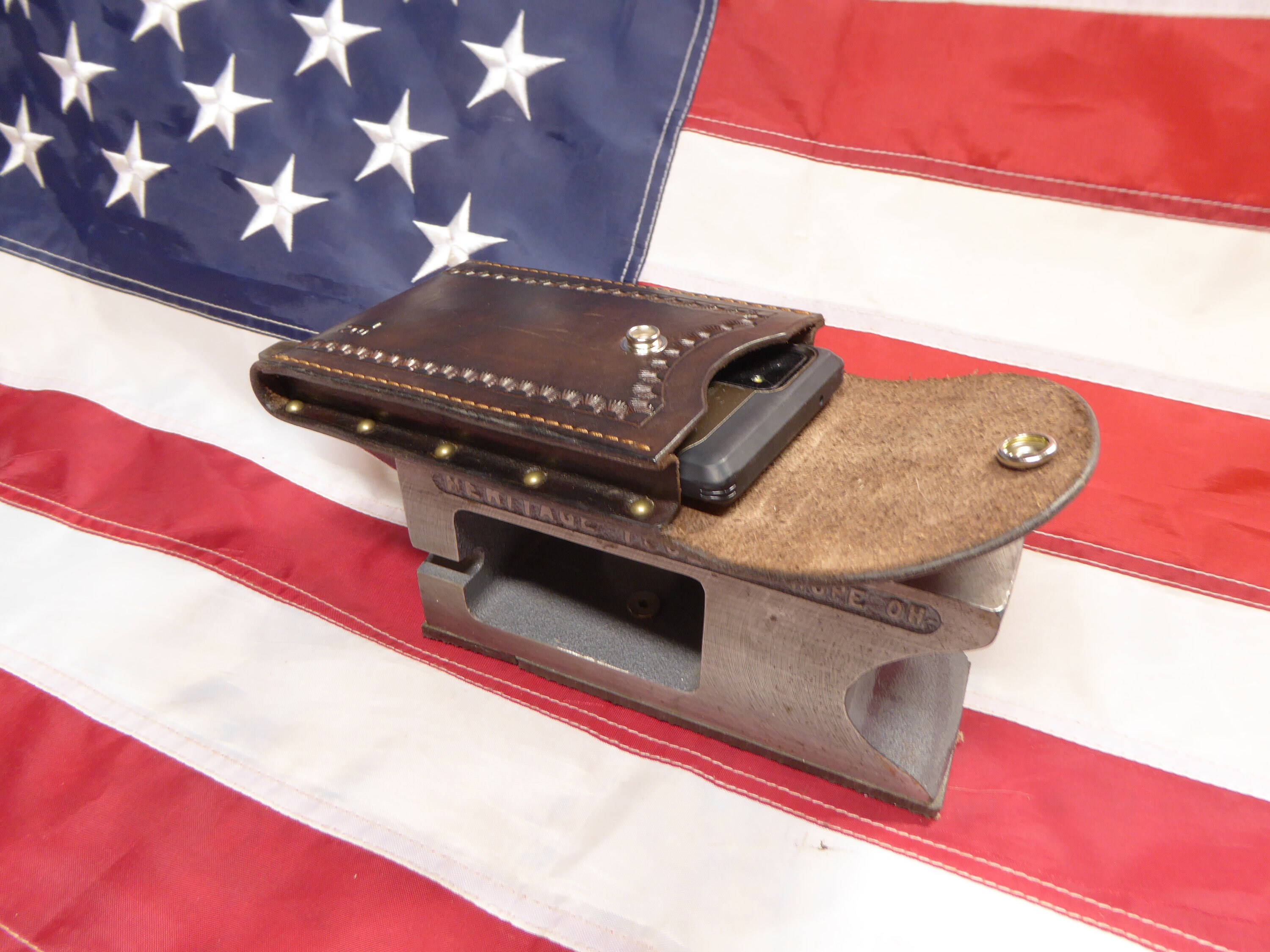 Camouflage Tooling Case, Vertical Leather Cellphone Case, Cell Phone ...