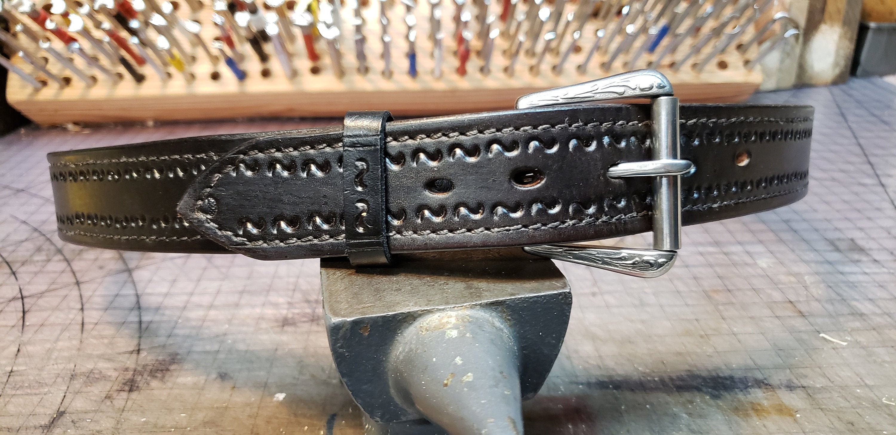 The Wind River Belt Leather Belt Western Belt - Etsy