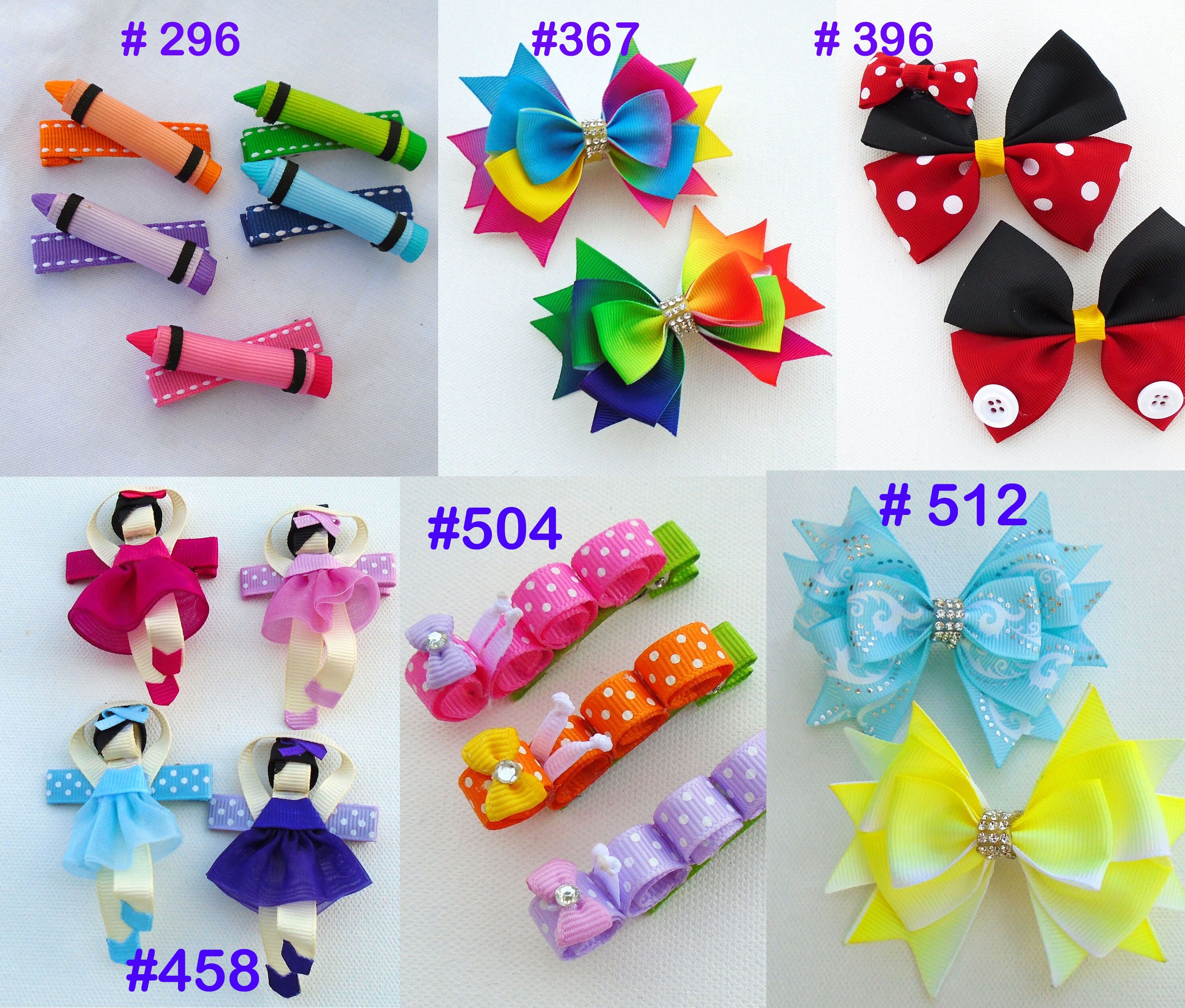 Hair Clip Set, Hair Bow, Barrett, Hair Clip, Simply2cute, Hair ...