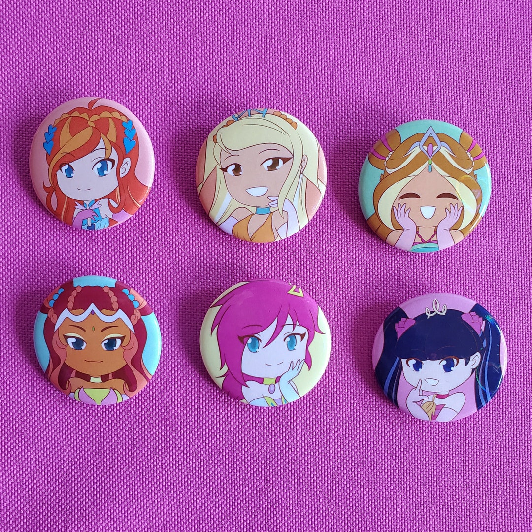 Winx Club Enchantix Buttons - Etsy