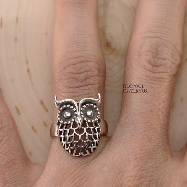Owl Ring - Etsy