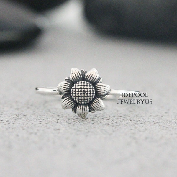 Sunflower Ring - Etsy