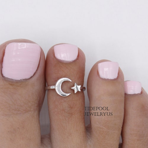 925 Solid Sterling Silver Triple Heart Toe Ring - Etsy