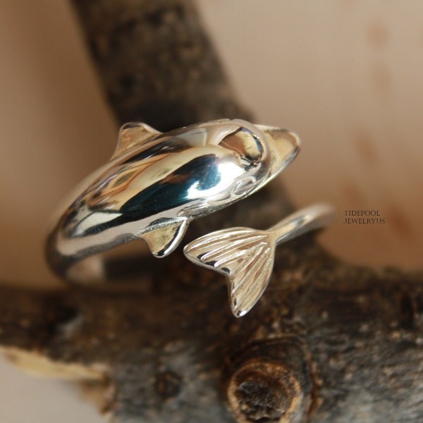 Dolphin Ring - Etsy