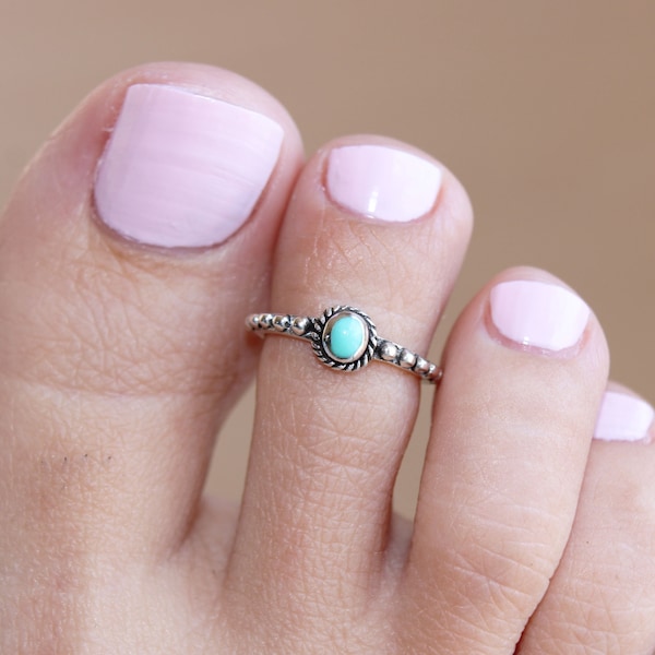 Stone Toe Ring - Etsy