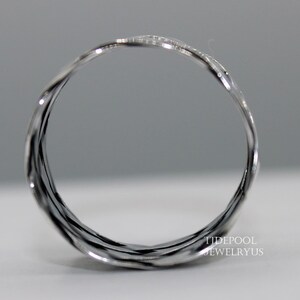 Sterling Silver Wide Silver Weave Ring 925 Sterling Silver | Etsy