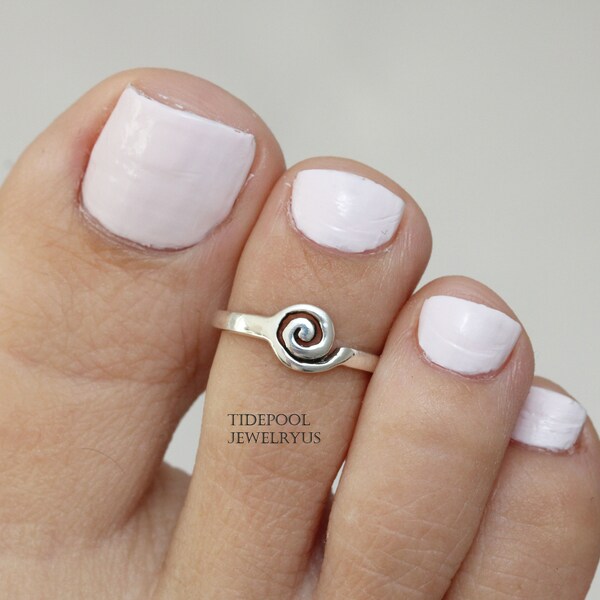 Spiral Toe Ring - Etsy