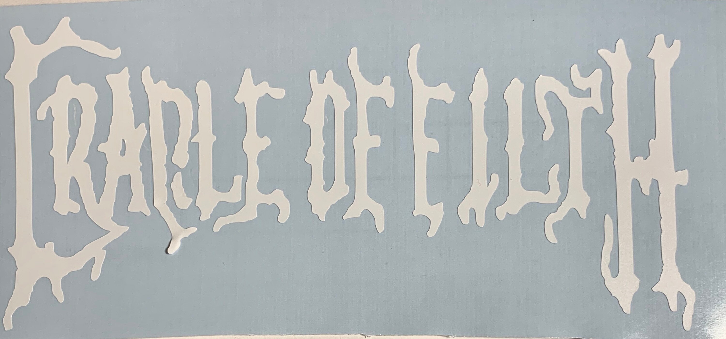 Cradle of Filth Vinyl Decal Band Logo Sticker | Etsy