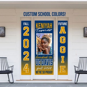 Graduation Banner Sign Poster Grad Banner Class of 2024, Headed to ...