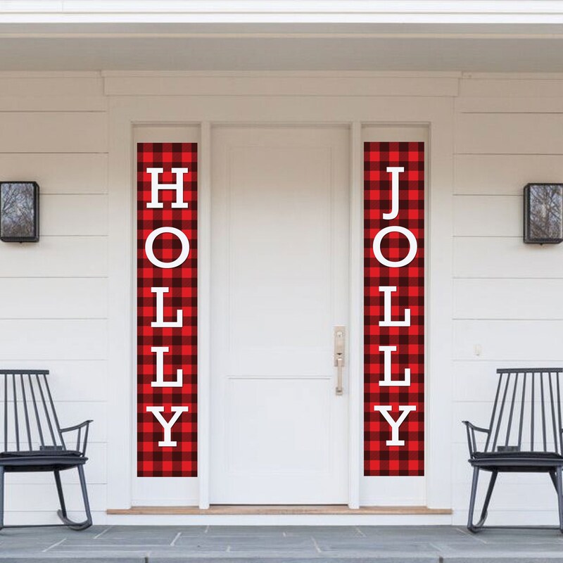 Buffalo Plaid Porch Sign - Etsy