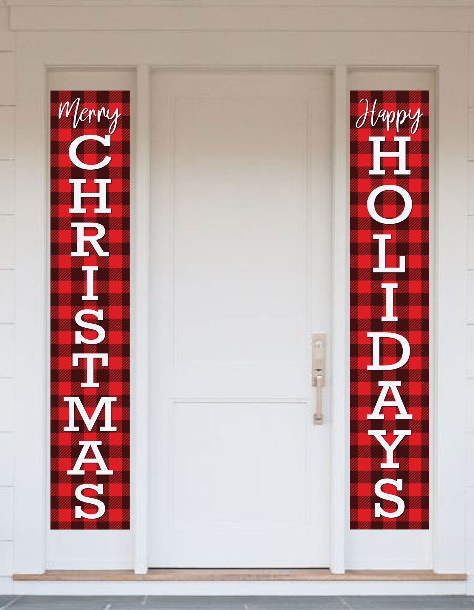 Christmas Banner for Door Outdoor Christmas Decor Front - Etsy