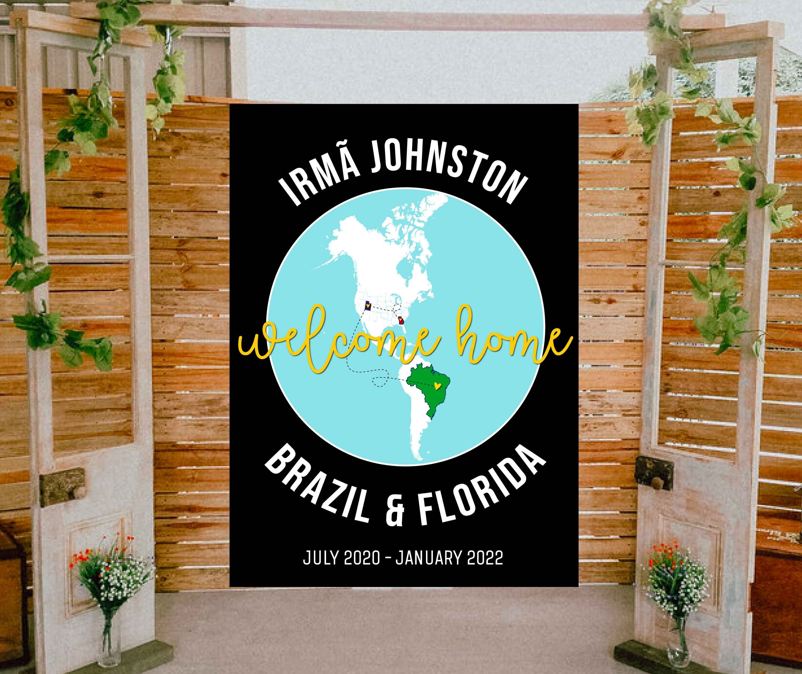 Welcome Home Missionary Banner, Customizable Keepsake Sign for 2 ...