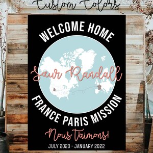 Welcome Home Missionary Banner - Missionary Welcome Home Sign for 2 ...