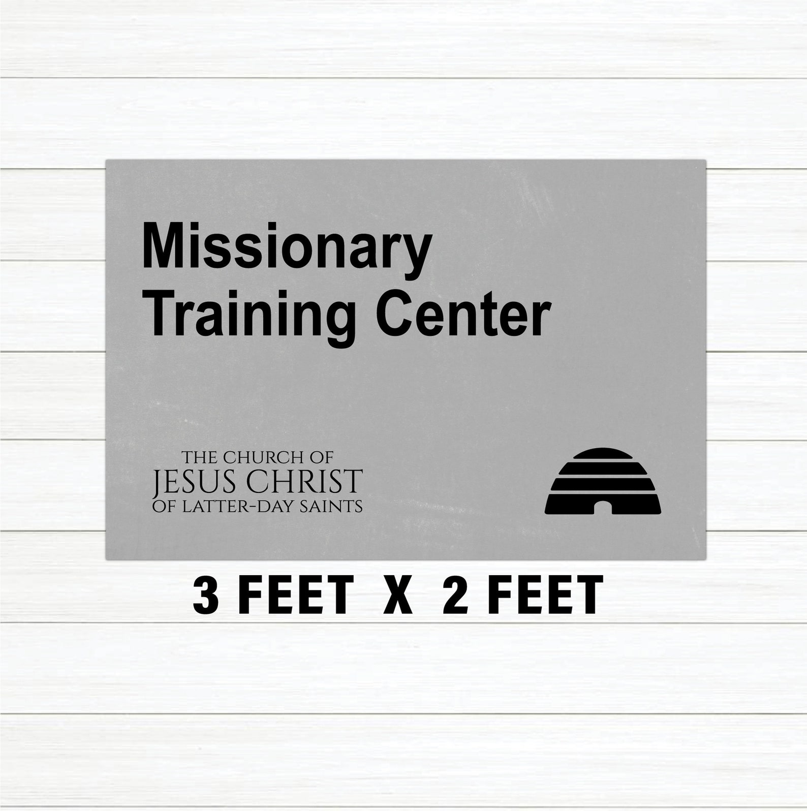 Welcome to the MTC Sign Missionary Training Center Sign MTC at - Etsy