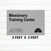 Welcome to the MTC Sign Missionary Training Center Sign MTC at - Etsy