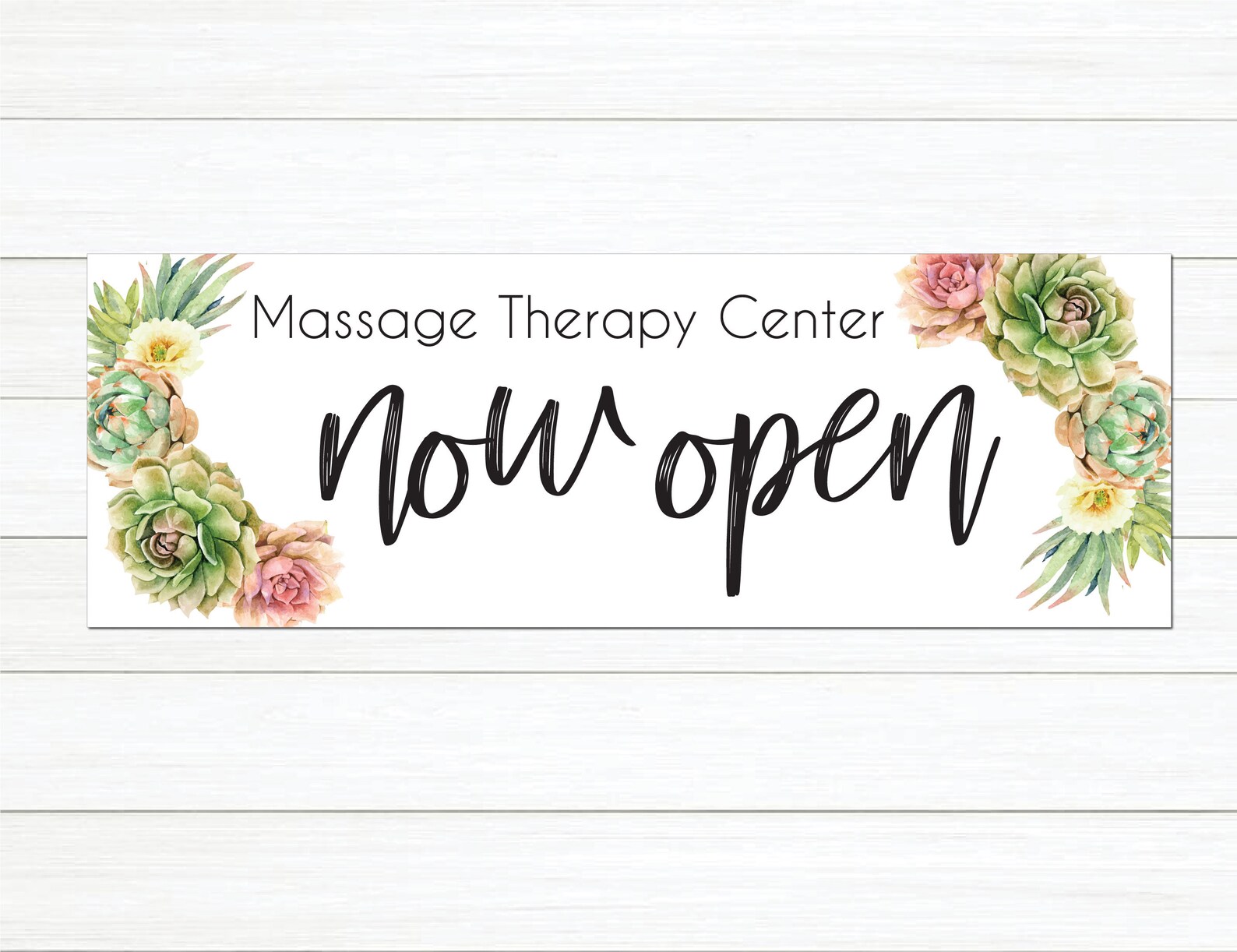 Now Open Banner - Now Open Sign - Customize With Your Business Name or ...