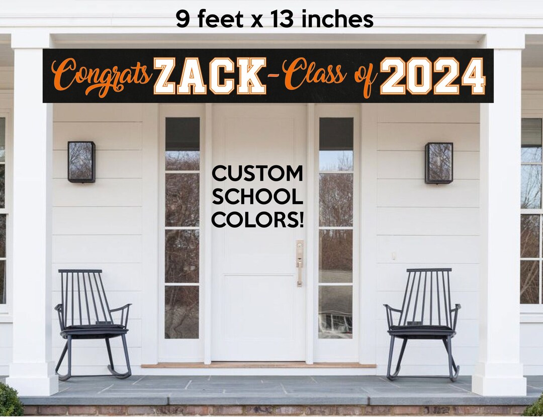 Graduation Banner 2024, Flag Banners for House Decoration, Custom ...