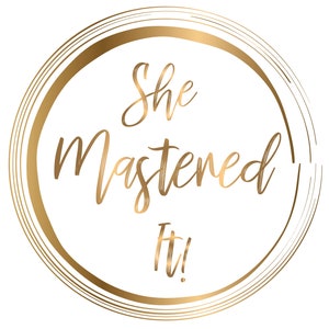 Graduation Backdrop for Masters Graduation Party Gold Drip She Mastered ...