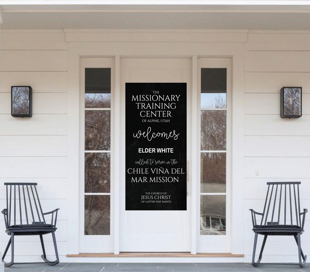 Welcome to the MTC Sign Missionary Training Center Sign MTC at Home - Etsy