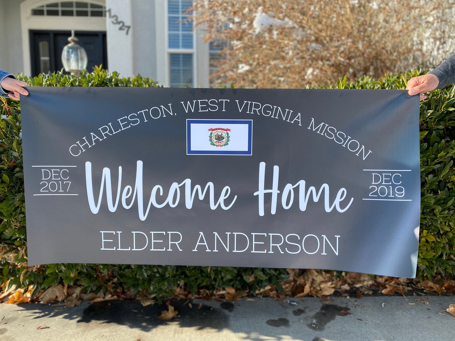 Missionary Banner Welcome Home Sign Choose Your Options - Etsy