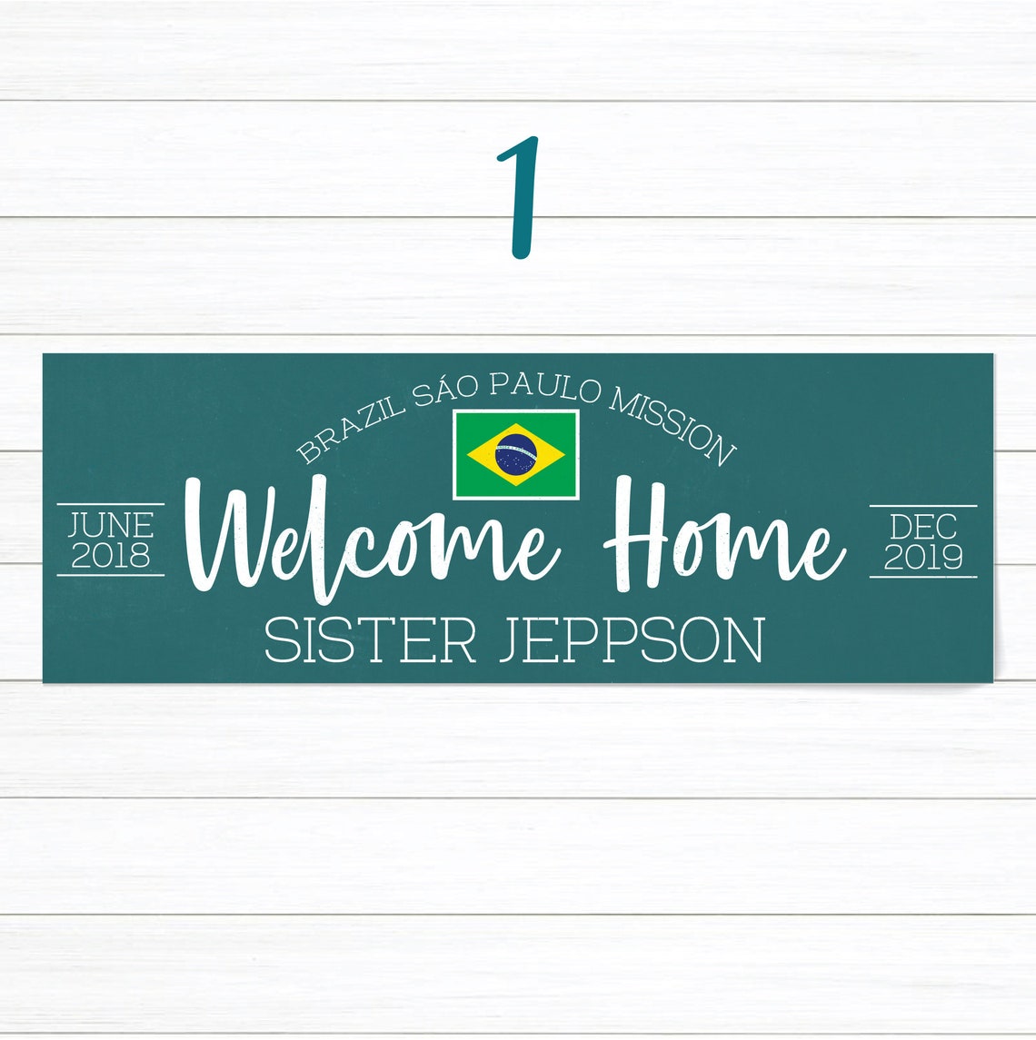 Missionary Banner Welcome Home Sign Choose Your Options | Etsy