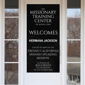 Welcome to the MTC Sign Missionary Training Center Sign MTC at Home - Etsy