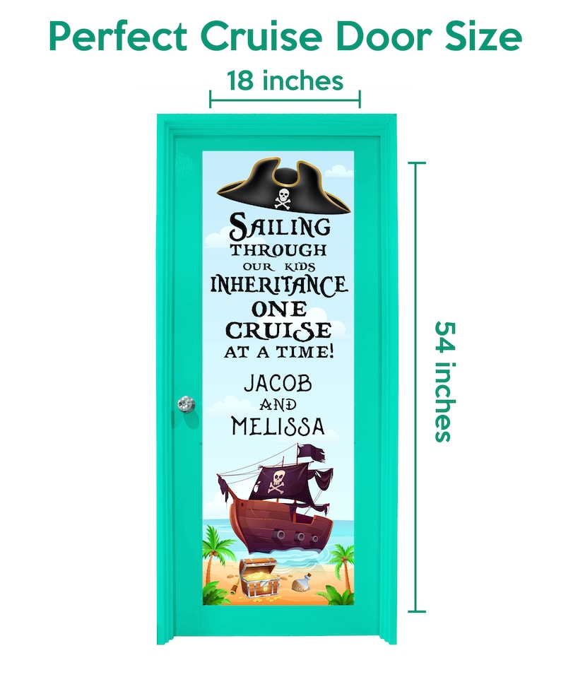 Personalized Pirate Cruise Door Banner – Cabin Decor Sign - Etsy