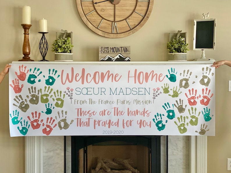 Missionary Banner Welcome Home Sign Choose Your Options - Etsy