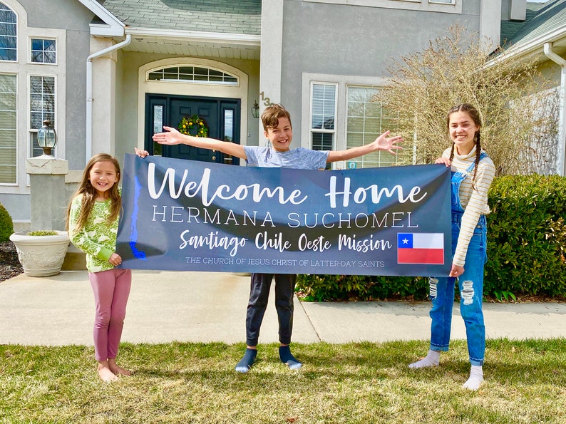 Welcome Home Missionary Banner Missionary Welcome Home - Etsy