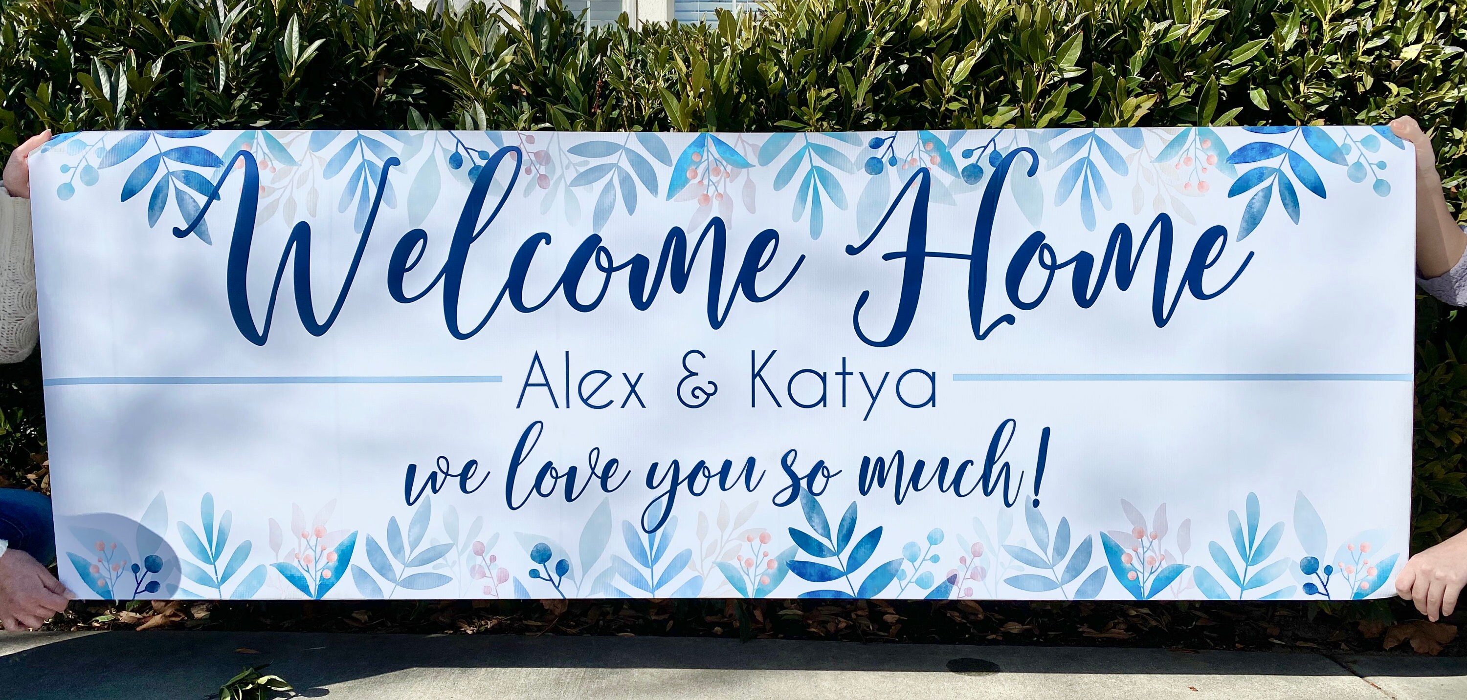 Welcome Home Banner Happy Birthday Banner Graduation | Etsy
