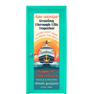 Personalized Cruise Door Banner - Funny Cabin Sign, 54"x18" - Etsy
