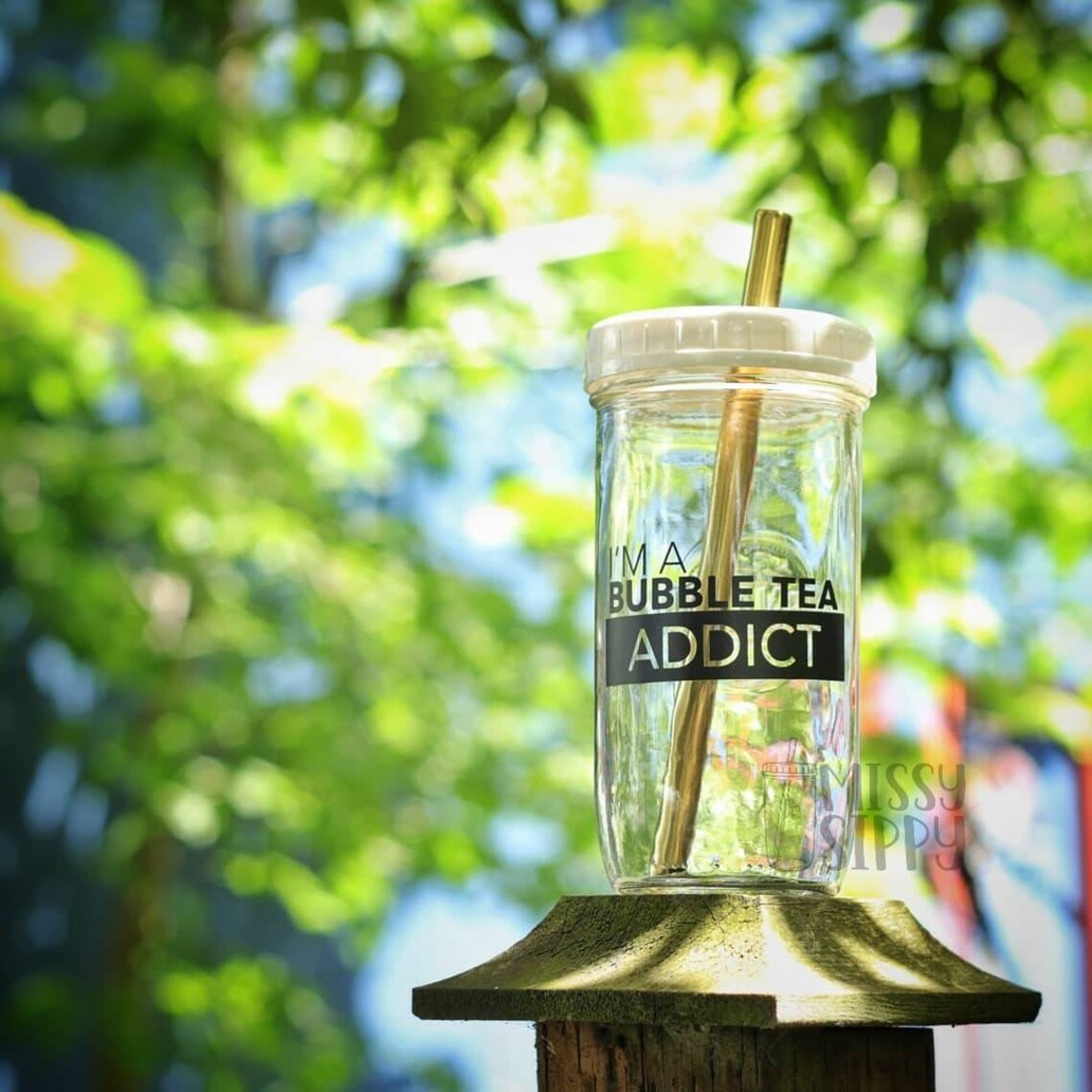 Bubble Tea Addict Reusable Boba Bubble Tea Smoothie Tumbler - Etsy Canada