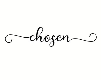 Chosen Svg Files for Cricut - Etsy