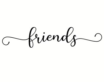 Friends Cut Files - Etsy
