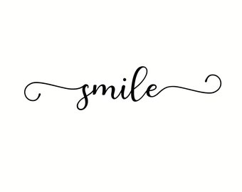 Smile Script Font - Etsy