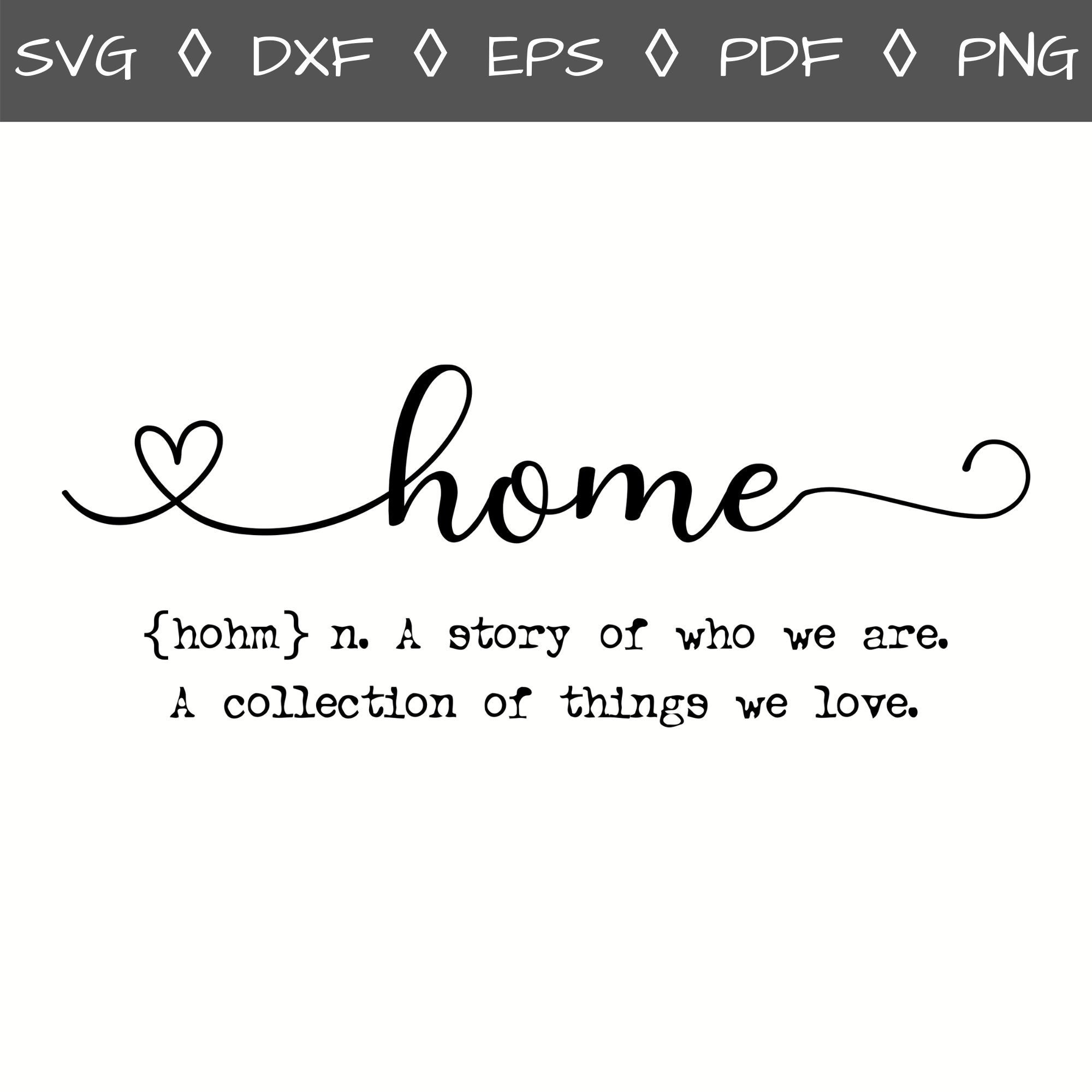 Home Svg Home Sign Svg Home A Story of Who We Are Svg Home - Etsy