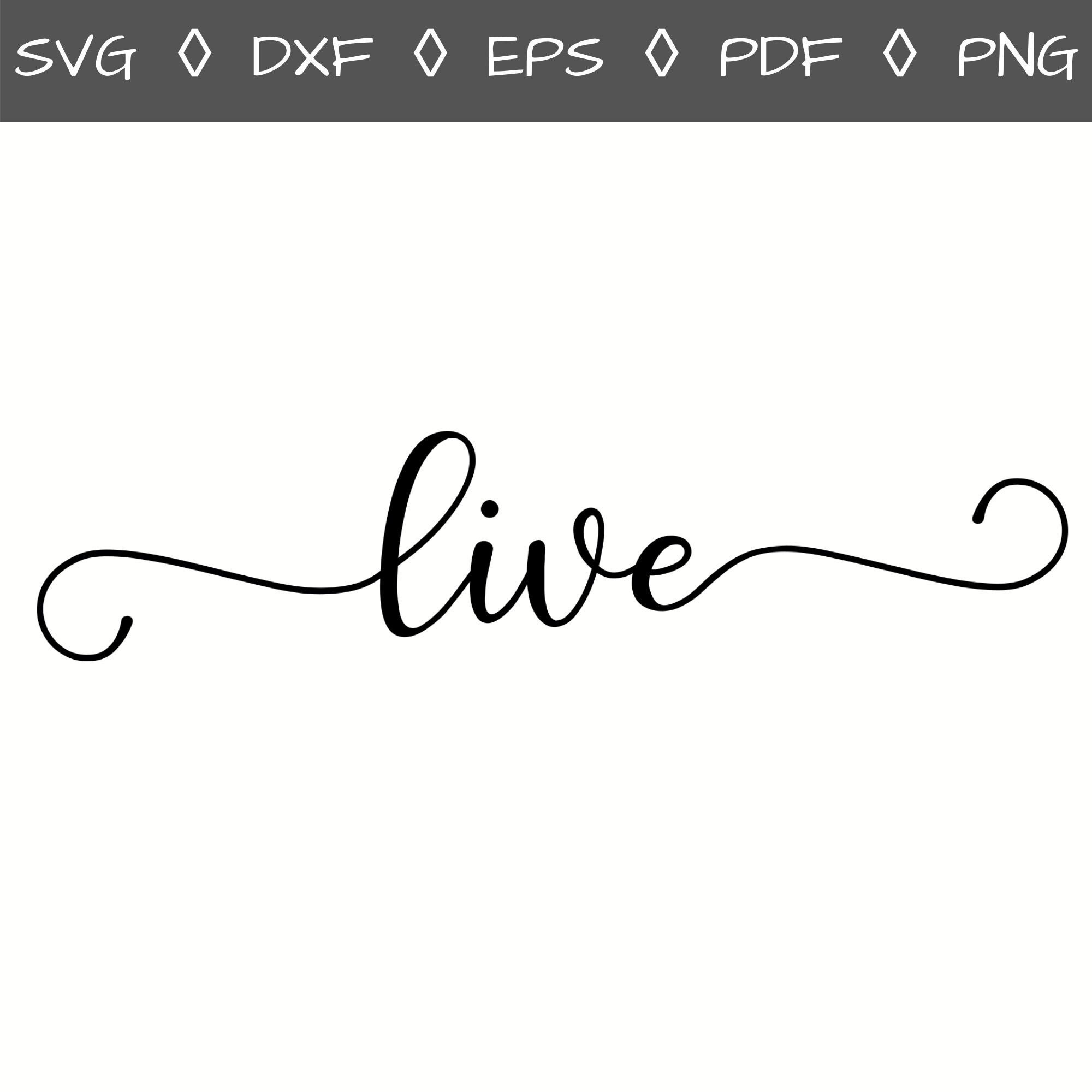 Life In Cursive Font