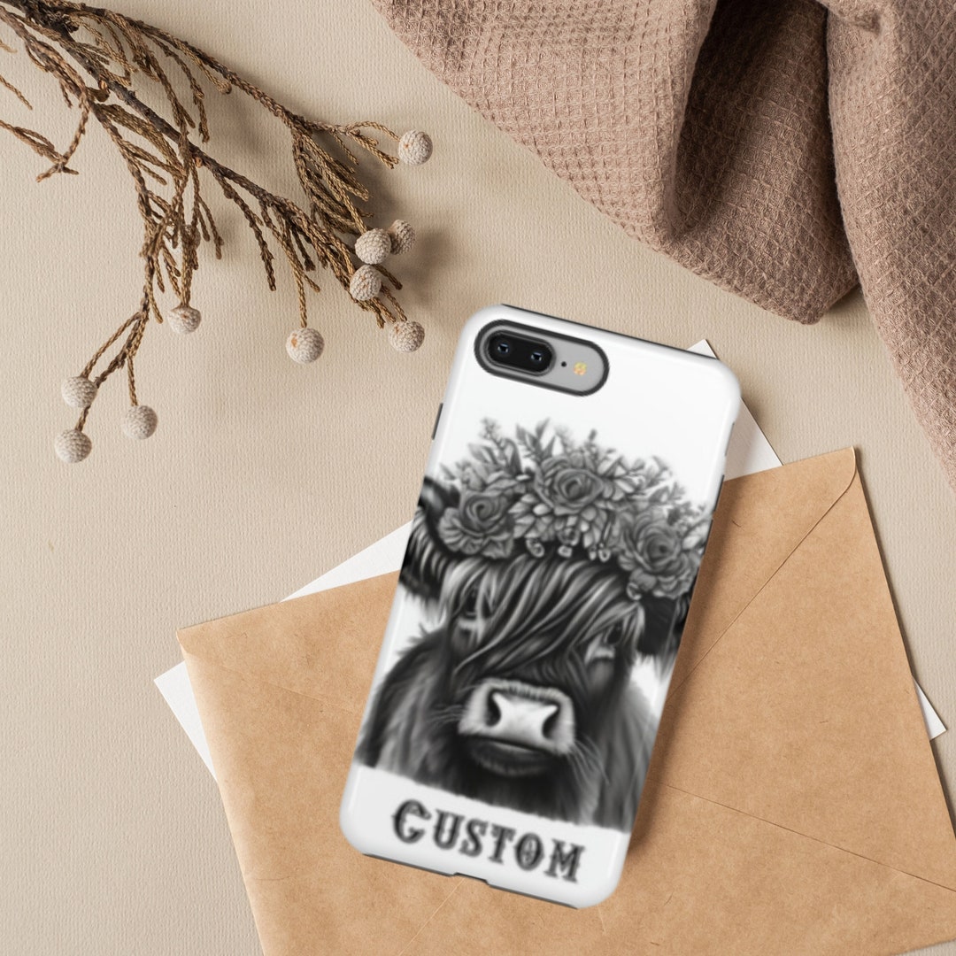 Highland Cow Custom Phone Case for Various Cell Phones Models ...