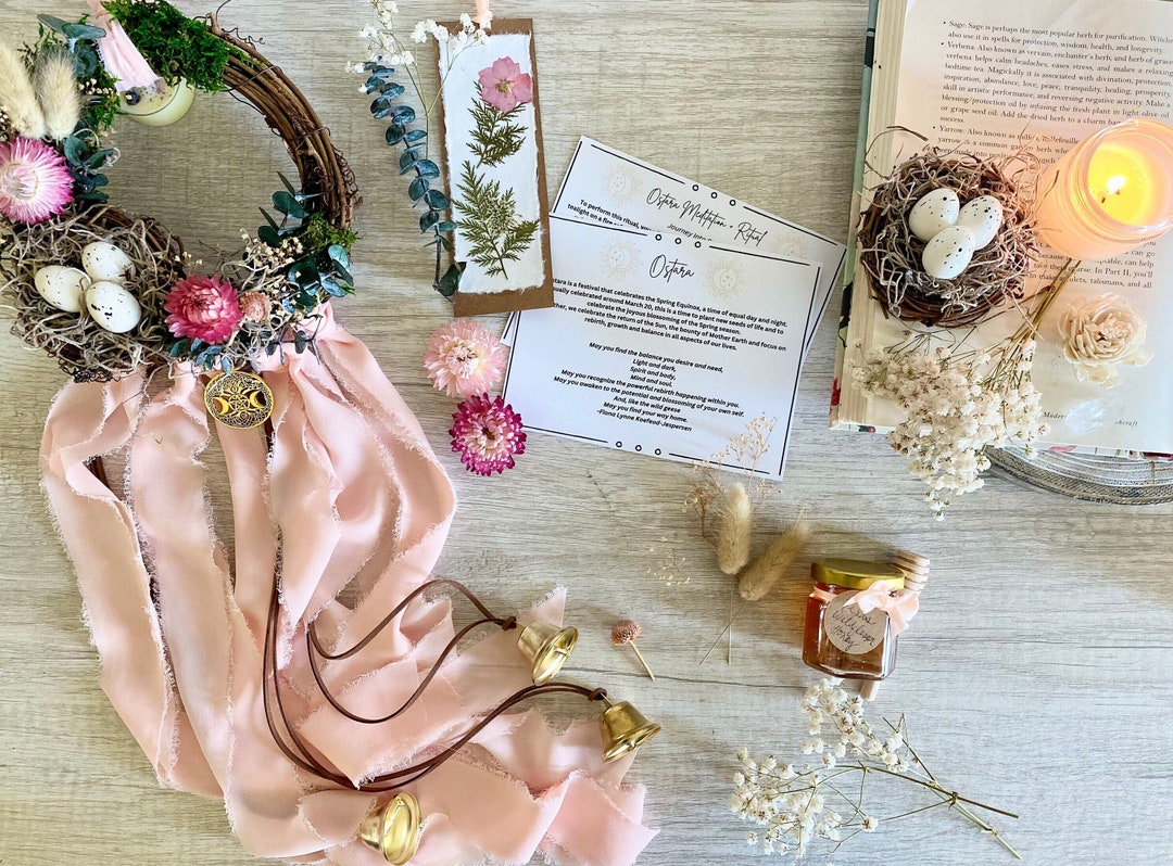 DIY 6 Ostara Blessing Bells Ritual Kit, Ostara Ritual Kit, Ostara ...