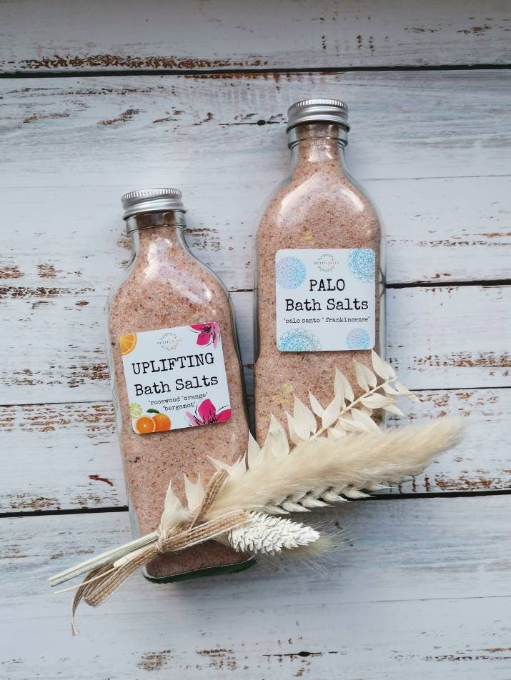 PALO Aromatherapy Bath Salts Scented With Palo Santo & - Etsy UK