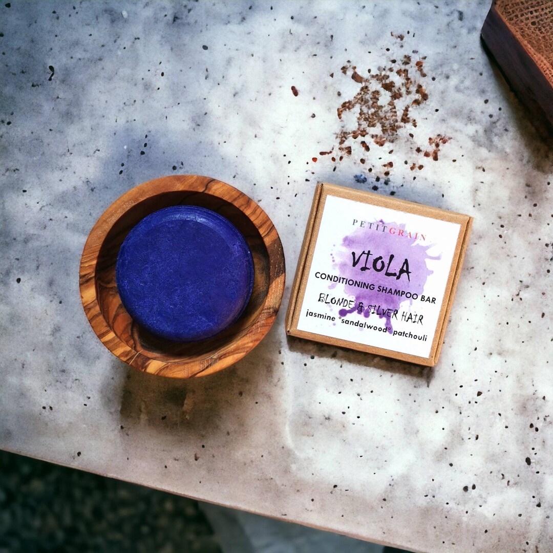 Purple Natural Solid Conditioning Shampoo Bar / Jasmine Shampoo Bar ...